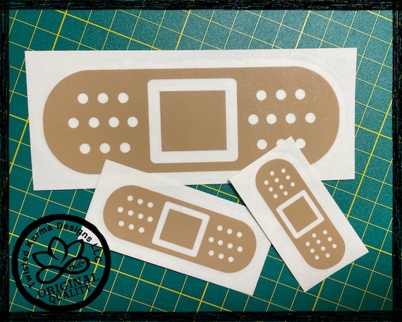 Band Aid Vinyl Decal Bandage Funny Medical Hospital - Etsy