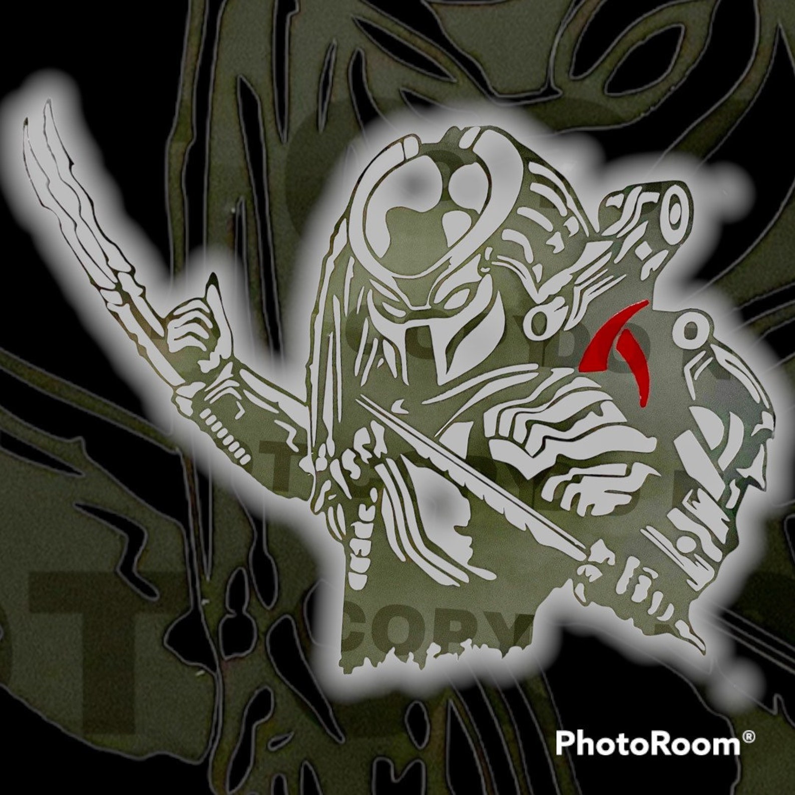 Predator Vinyl Decal AVP, Alien Vs Predator - Etsy