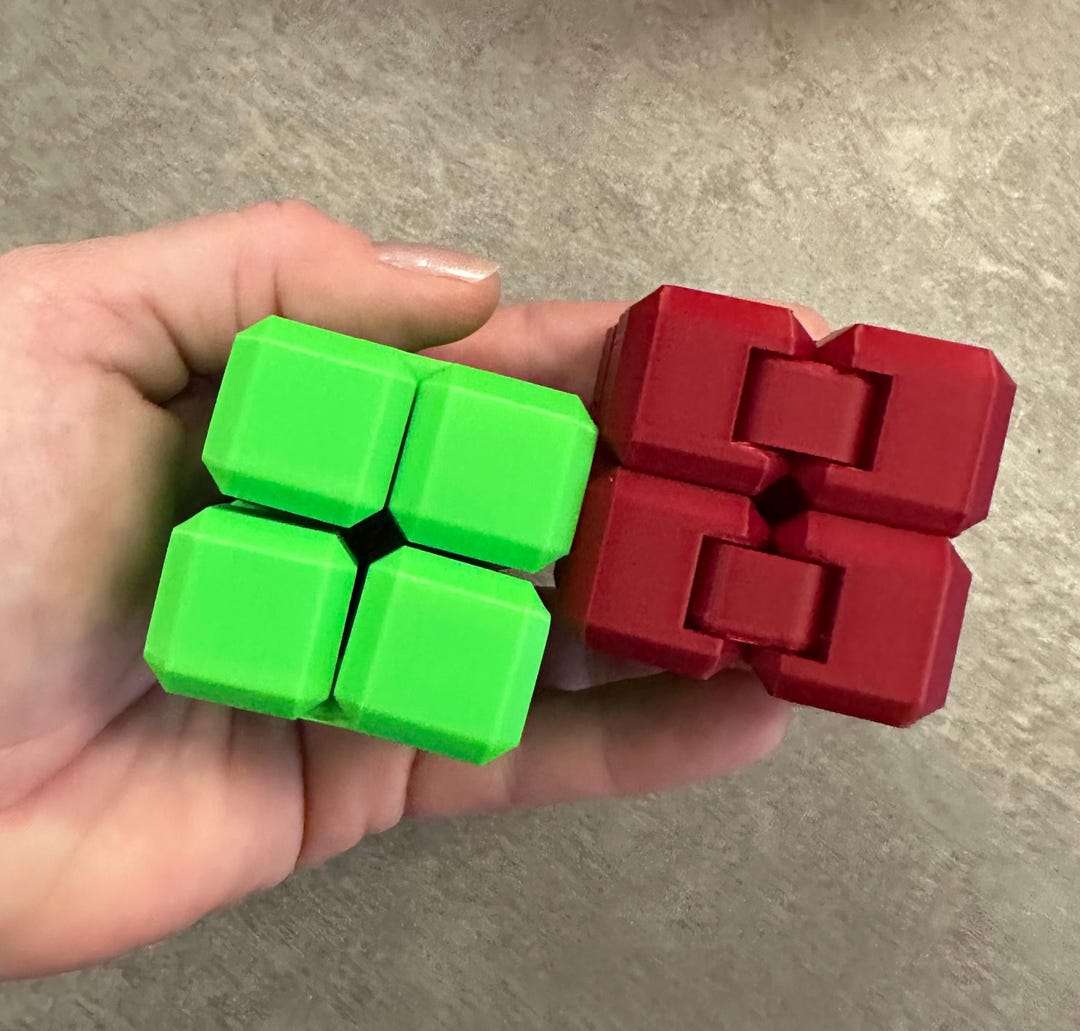 Infinity Fidget Blocks 3d Printed for Calming or Anxiety Relief - Etsy