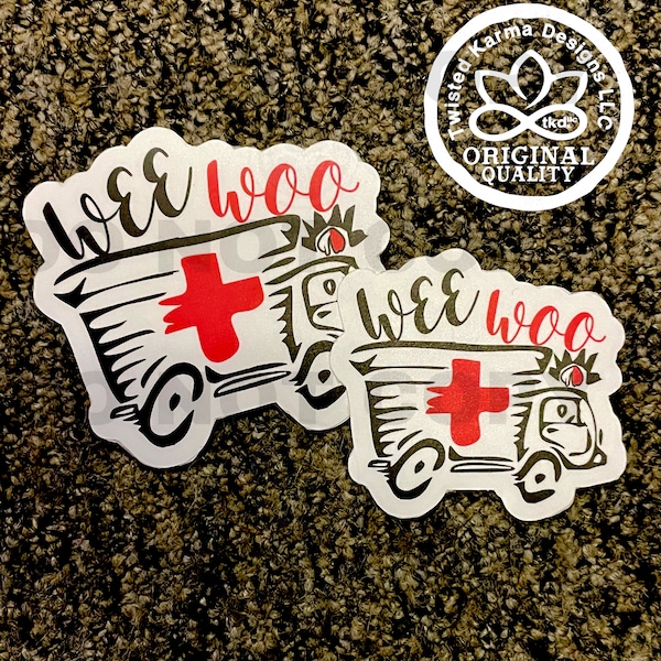 Funny Ambulance Stickers - Etsy