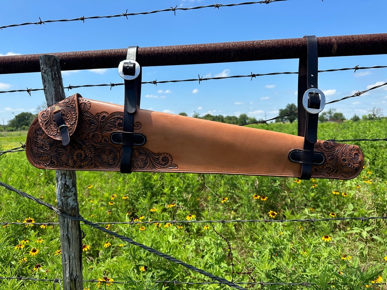 Leather Saddle Scabbard - Etsy