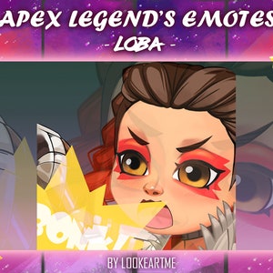 Loba Apex Legends Emotes, Loba Apex Legends Chibi, Apex Legends Emotes ...