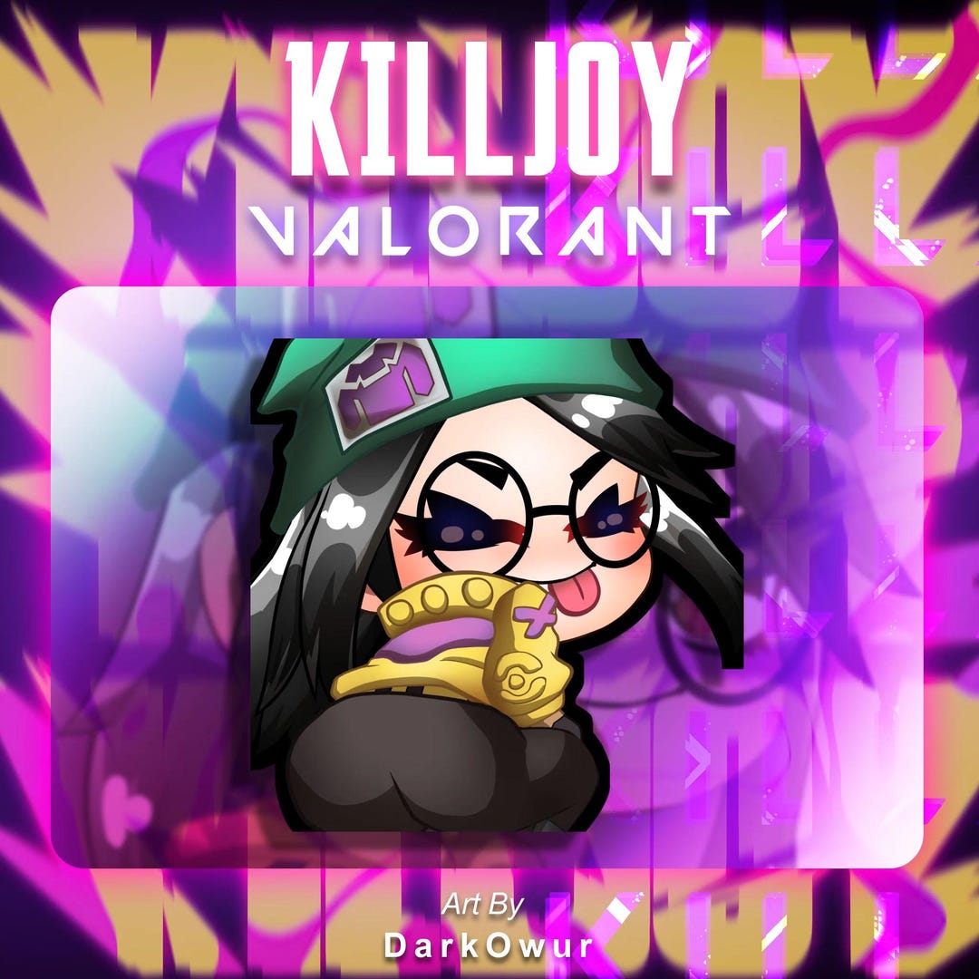 Valorant Killjoy Teabag Animated Emote for Twitch & Discord - Etsy