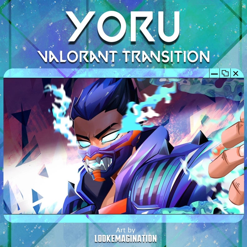 Valorant Animated Yoru Stinger Stream Transition - Etsy