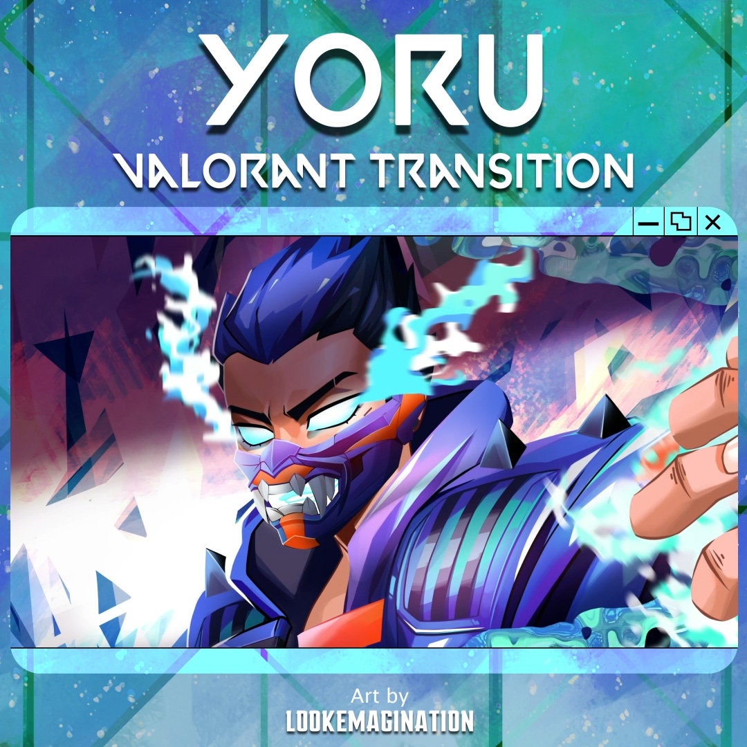 Valorant Animated Yoru Stinger Stream Transition - Etsy