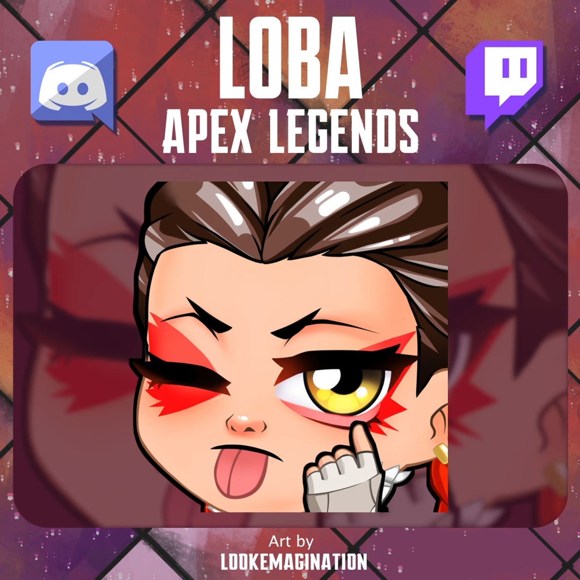 Apex Legends Loba Bleh Animated Emote Remaster for Twitch & Discord - Etsy