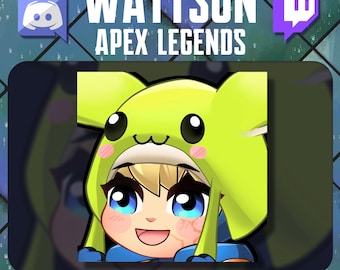 Animated Wattson Hype Beast Apex Legends Chibi Hello Emote for Twitch ...