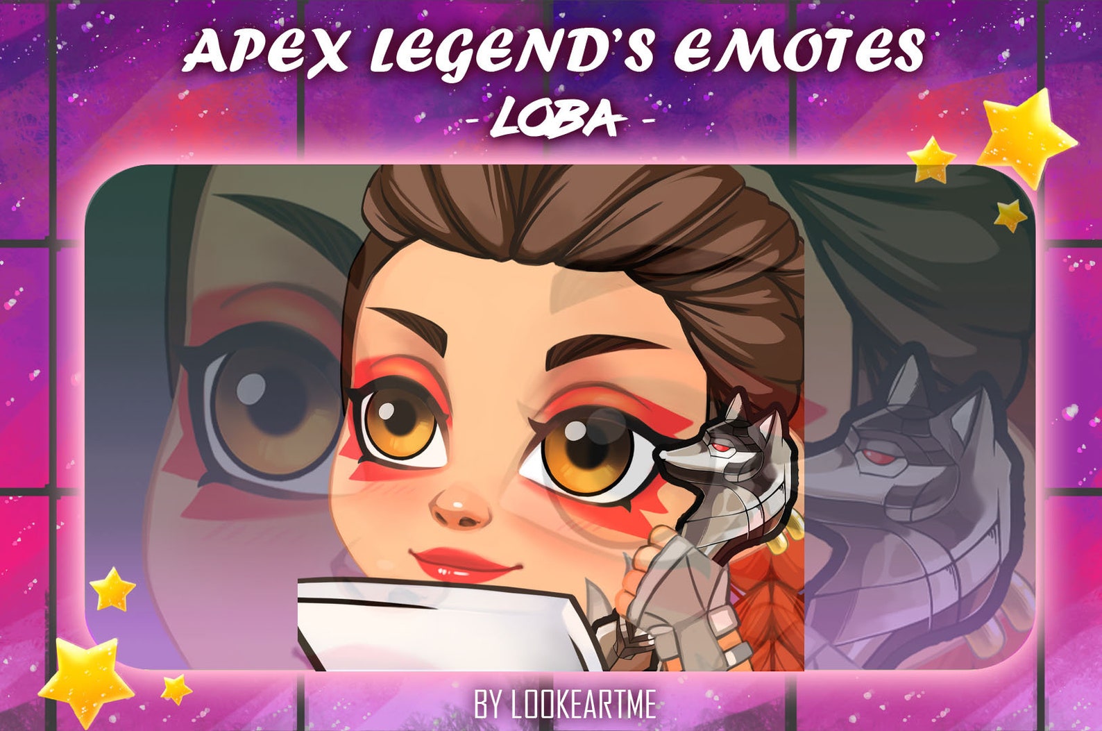 Apex Legends Loba Take Note Animated Emotes for Twitch, Discord - Etsy