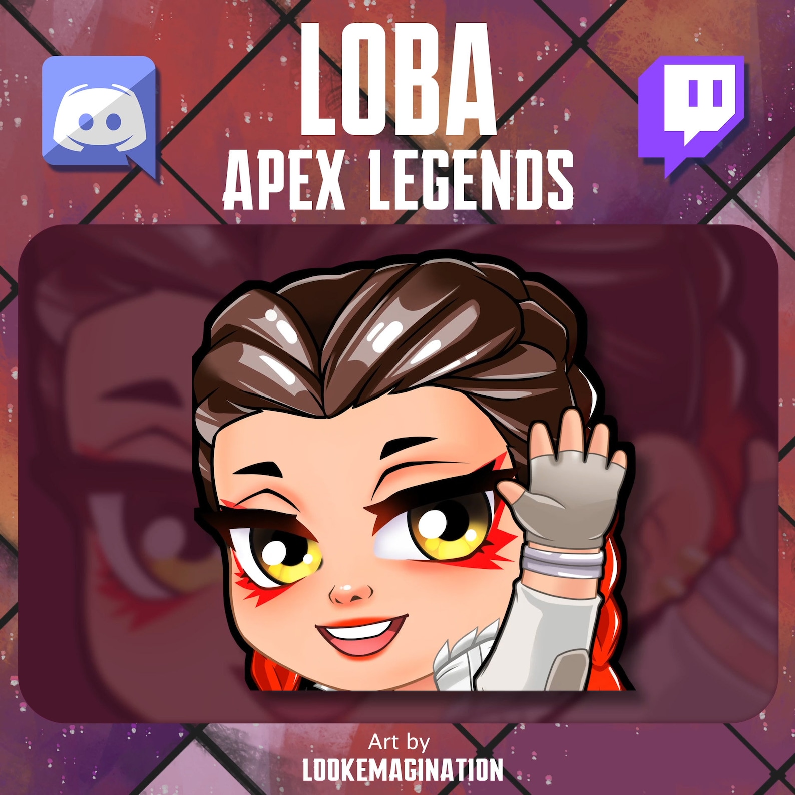 Apex Legends Loba Hi Animated Emote Remaster for Twitch & Discord - Etsy