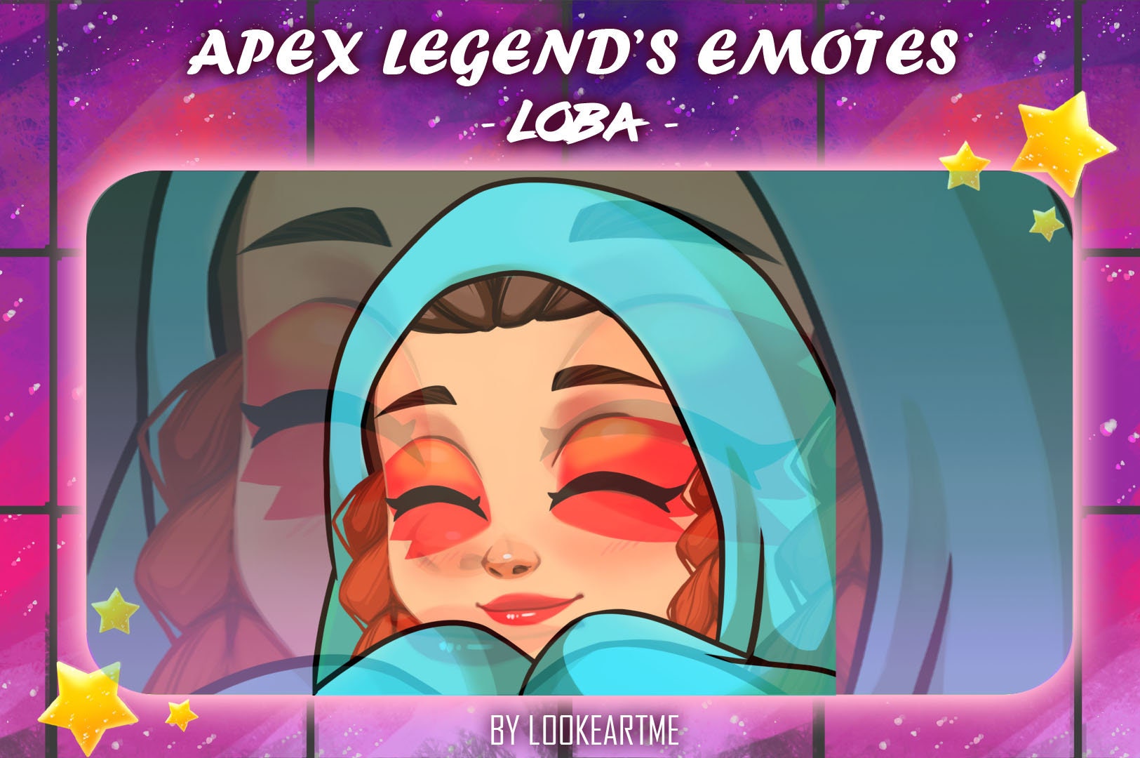 Apex Legends Loba Comfy Animated Emotes for Twitch Discord - Etsy
