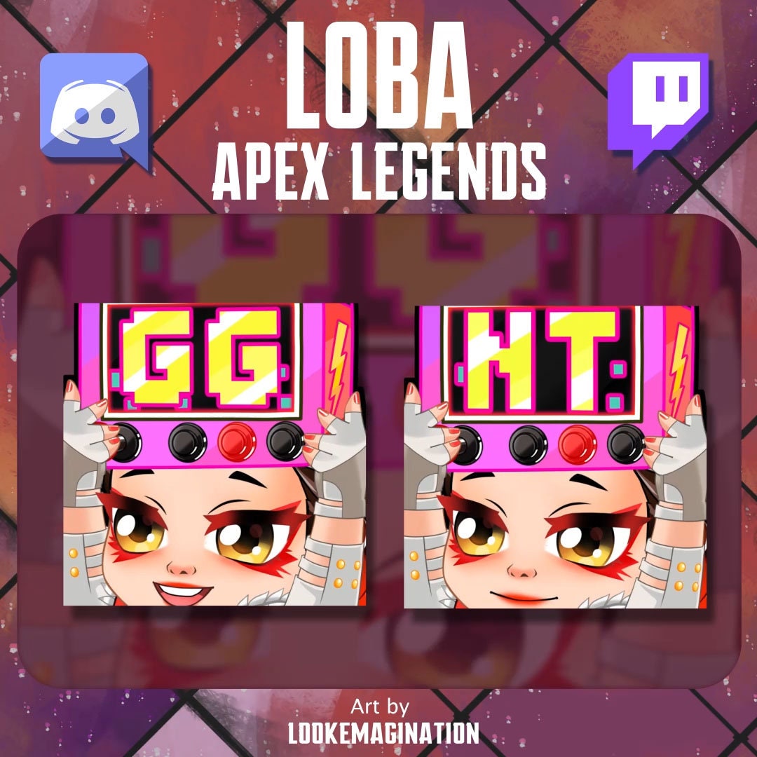 Apex Legends Loba GG and NT Emote Remaster Set for Twitch & Discord - Etsy