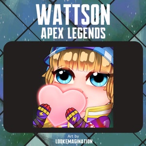 Apex Legends Wattson Love Animated Emotes for Twitch, Discord - Etsy