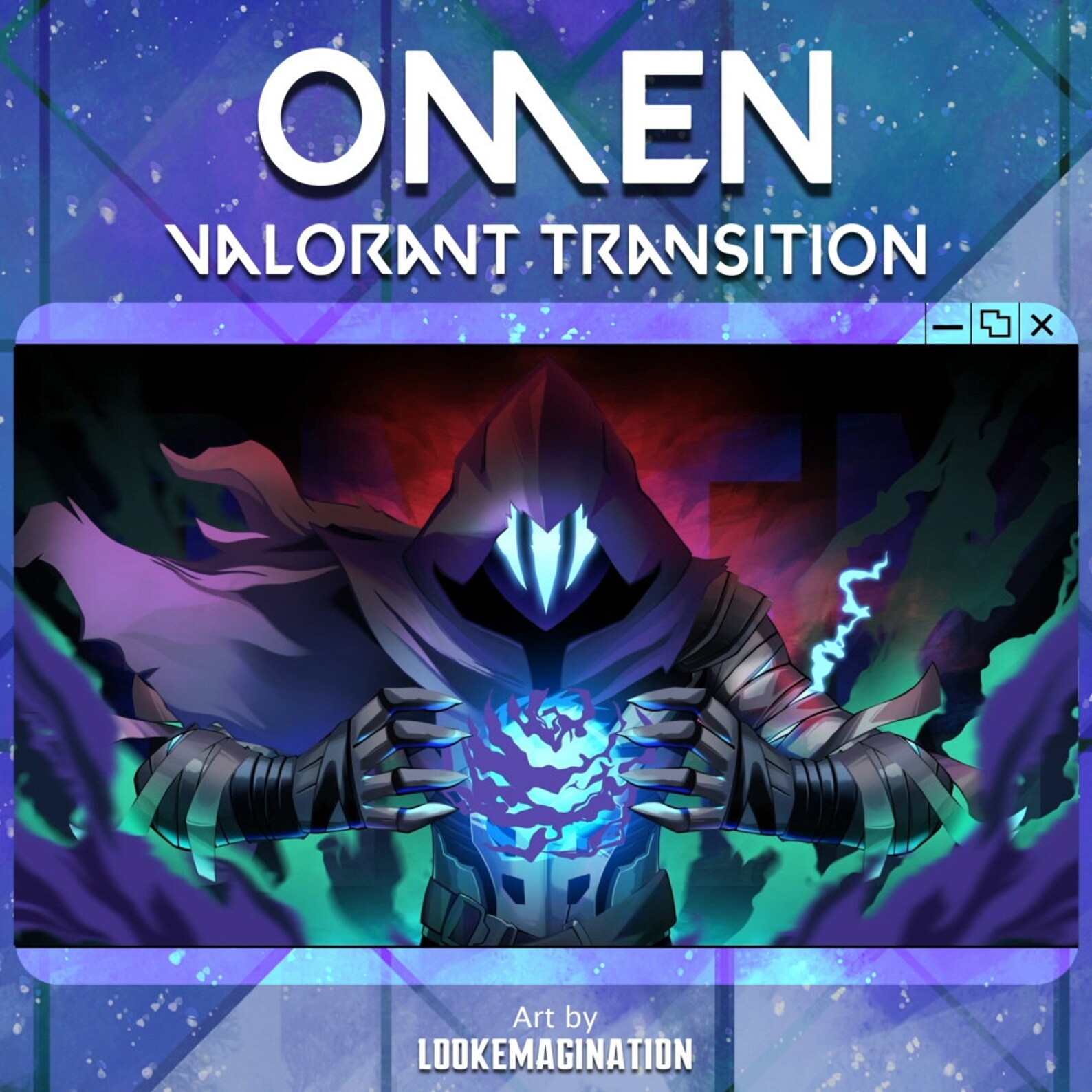 Valorant Animated Omen Stinger Stream Transition - Etsy