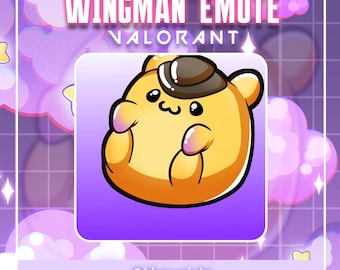 Clove Cat Valorant Peek Animated Emote | Kawaii Twitch & Discord Emote ...