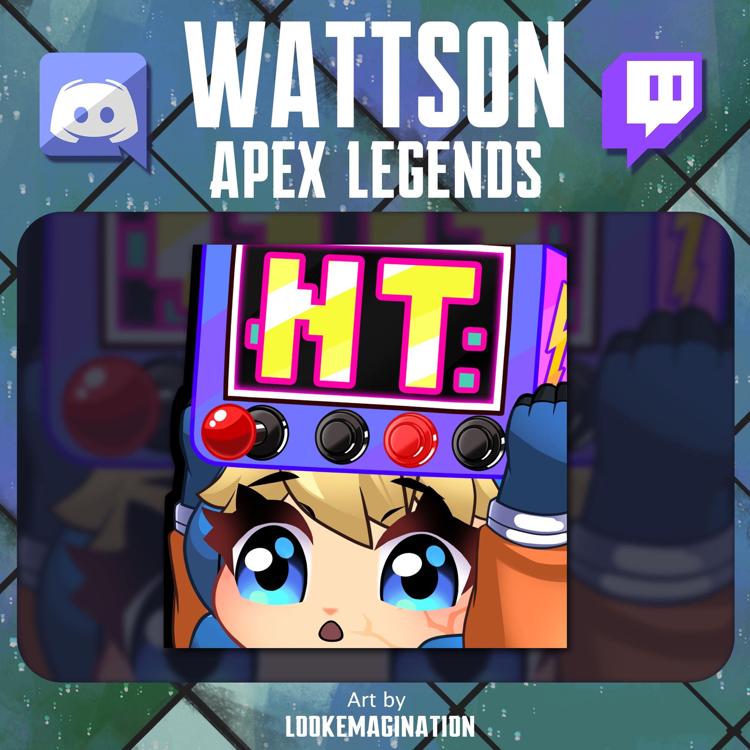 Apex Legends Wattson GG and NT Animated Emote Set for Twitch & Discord ...