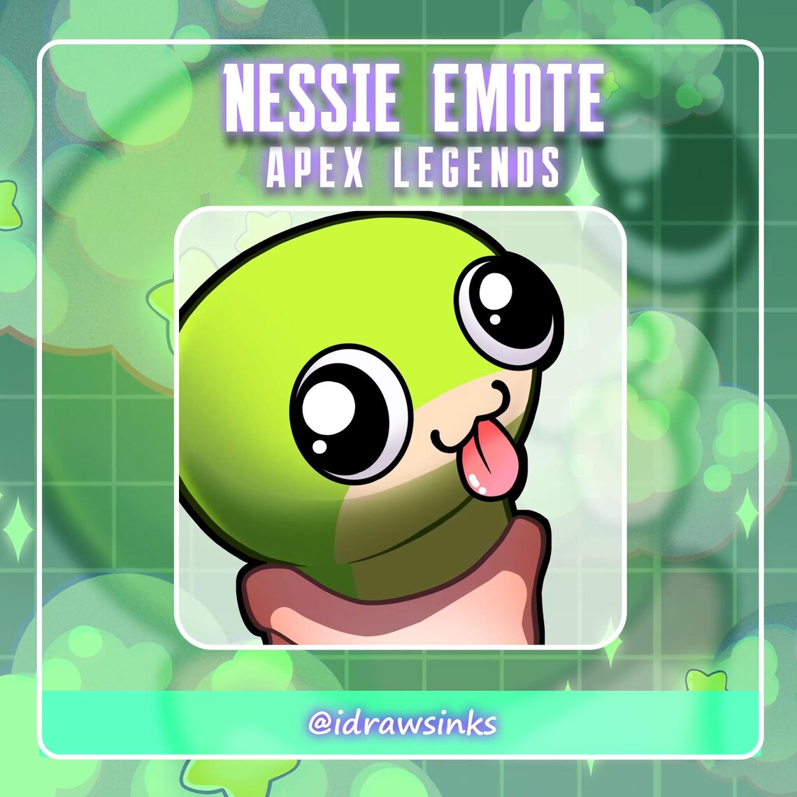 Animated Nessie Apex Legends Shake Emote | Kawaii Twitch & Discord ...