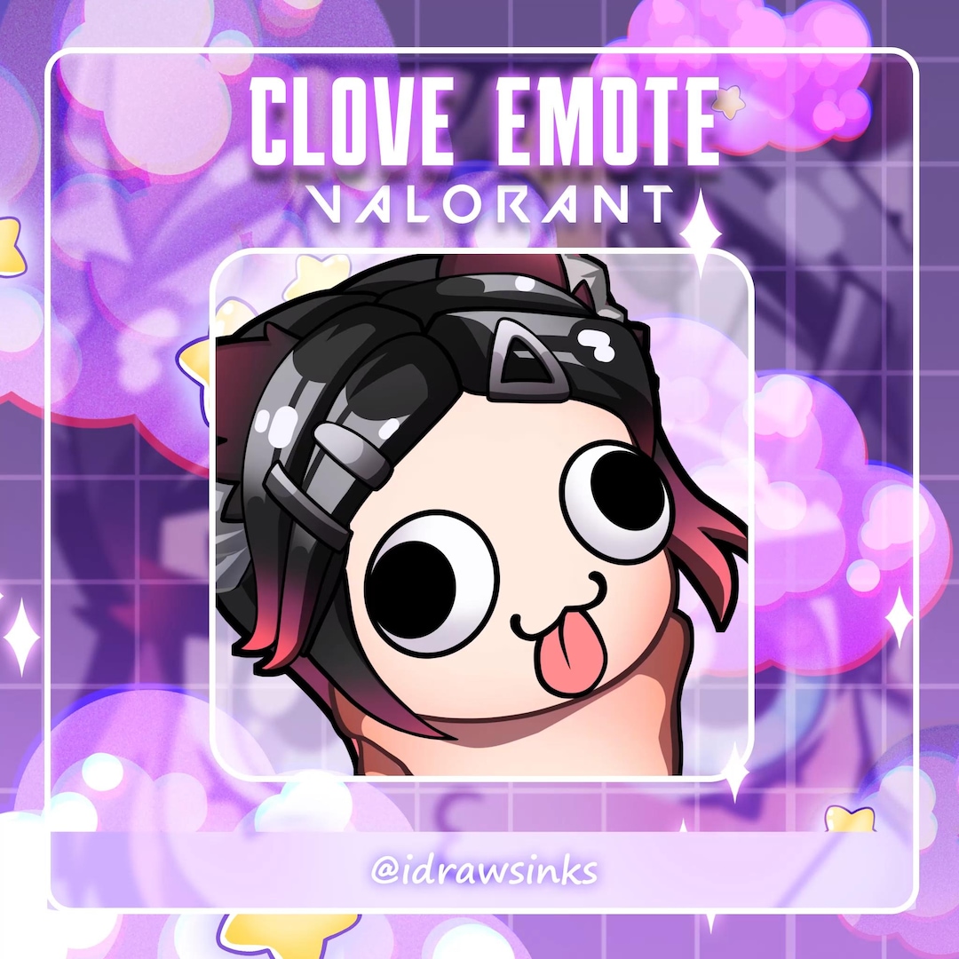 Clove Cat Valorant Shake Animated Emote | Kawaii Twitch & Discord Emote ...