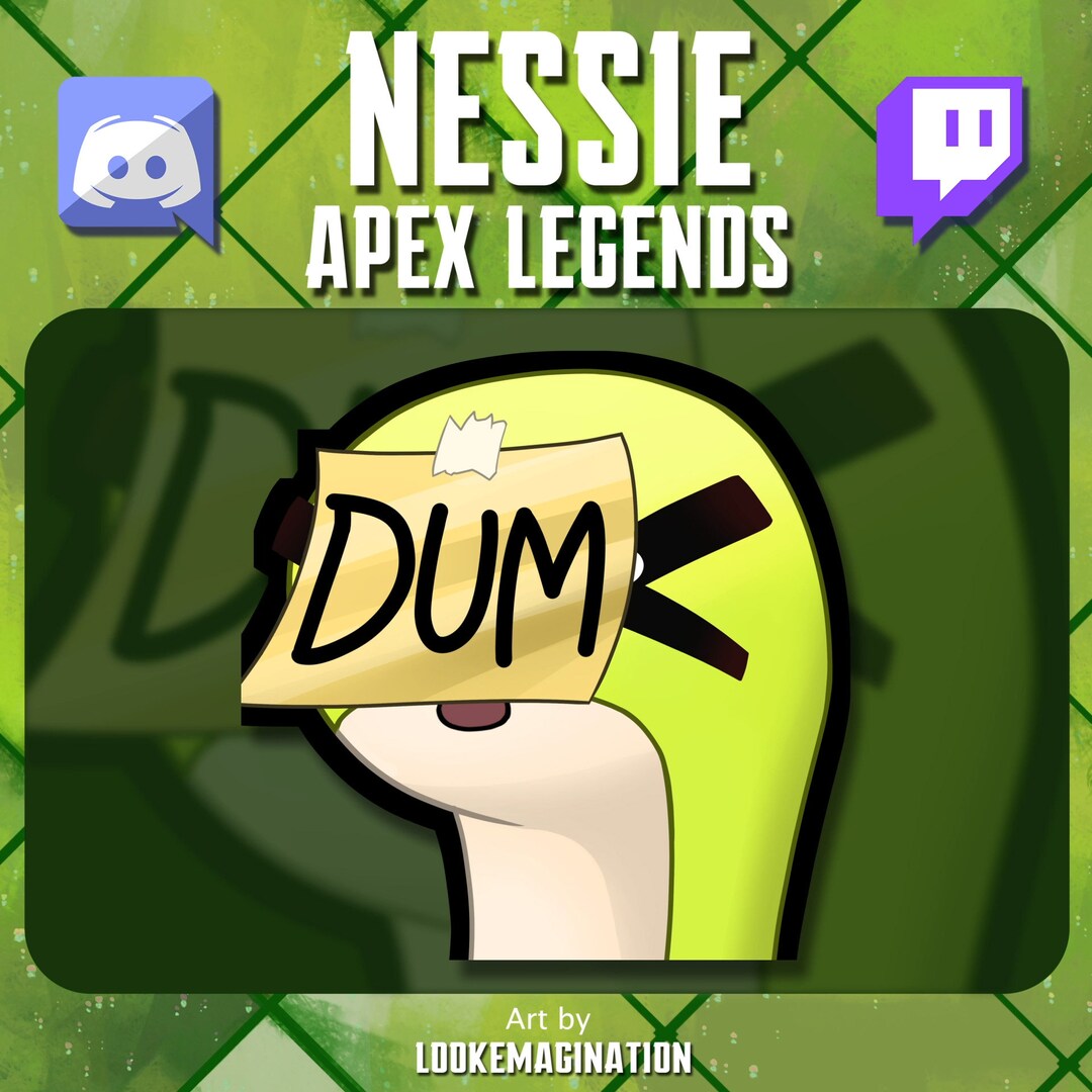 Apex Legends Nessie Dum Animated Emote for Twitch & Discord - Etsy