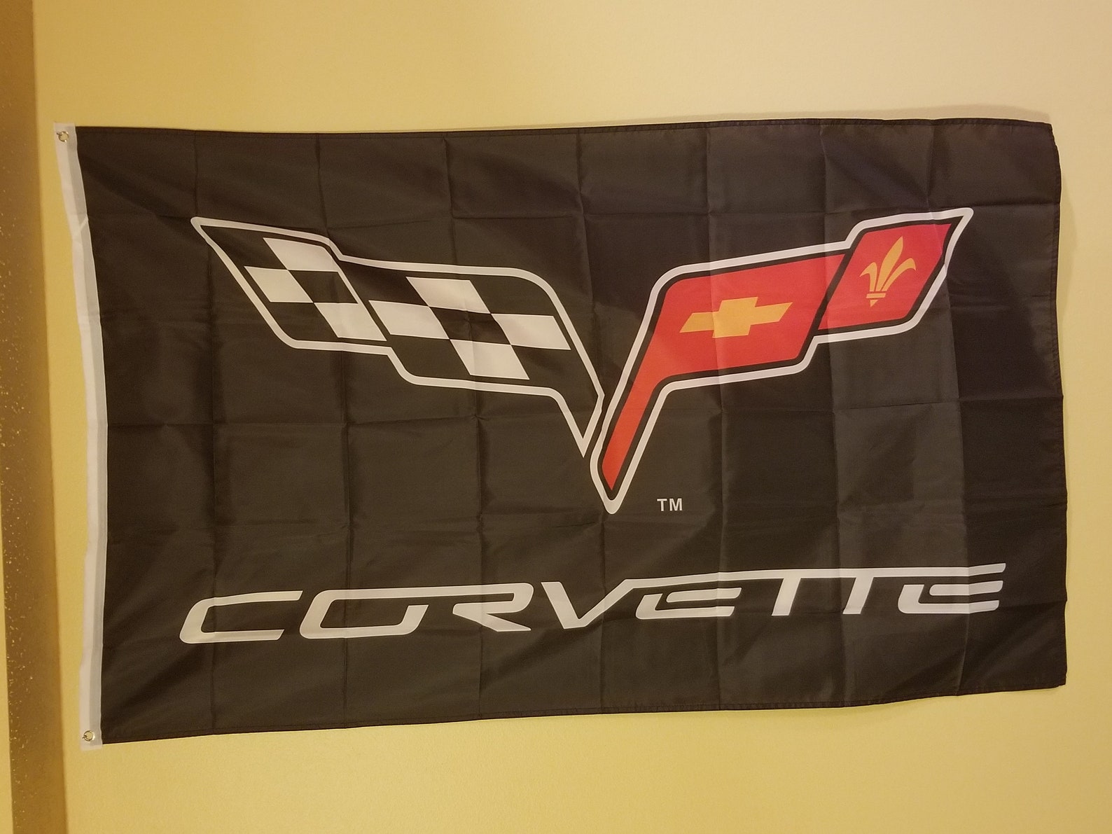 Black Corvette Cross Flags 3 X 5 Flag #106 - Etsy