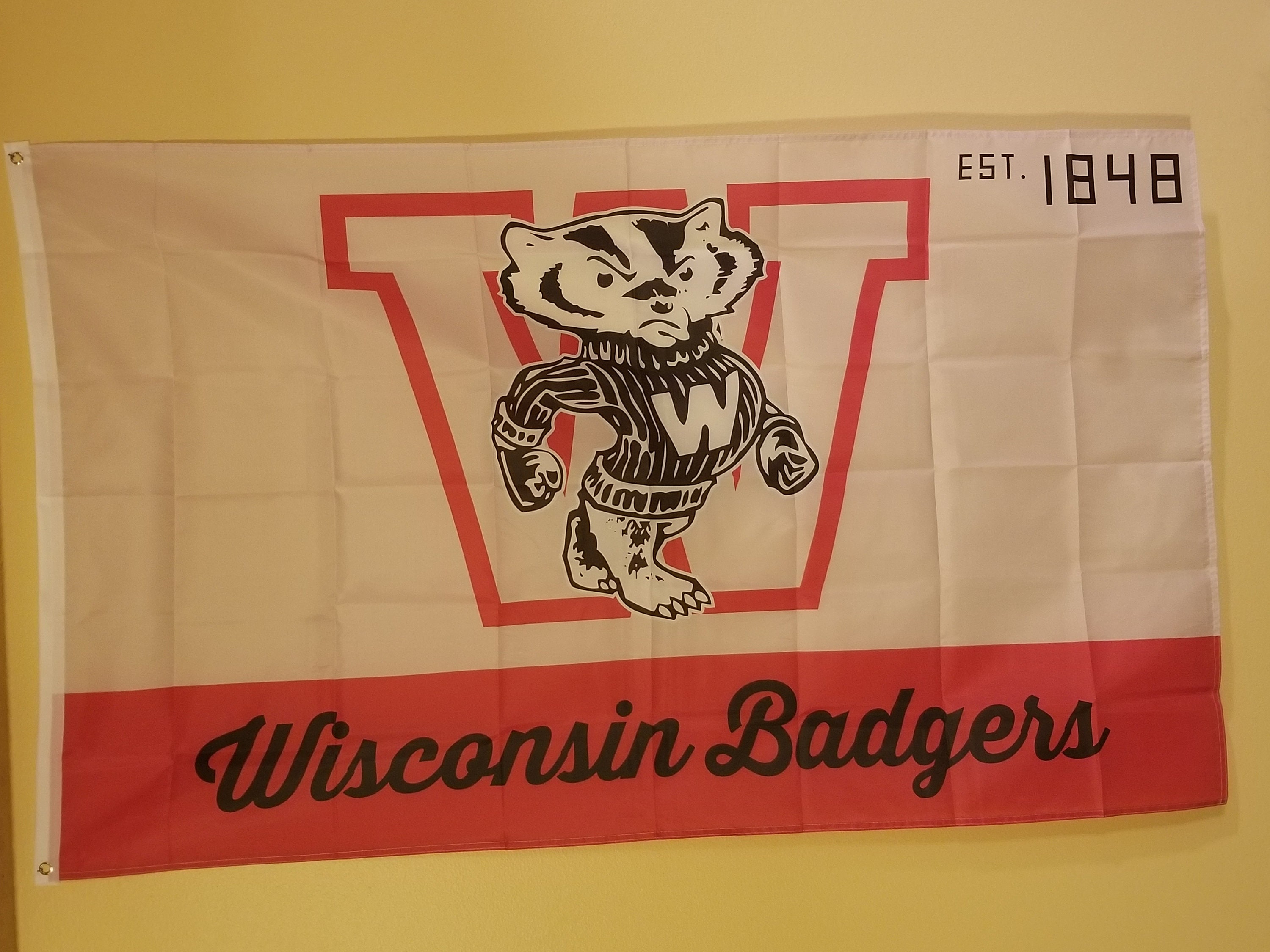 Wisconsin Badgers EST 1848 3 X 5 Flag 76 - Etsy
