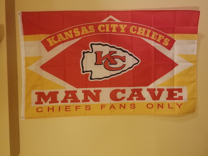 Kansas City Chiefs Man Cave 3 X 5 Flag #36 - Etsy
