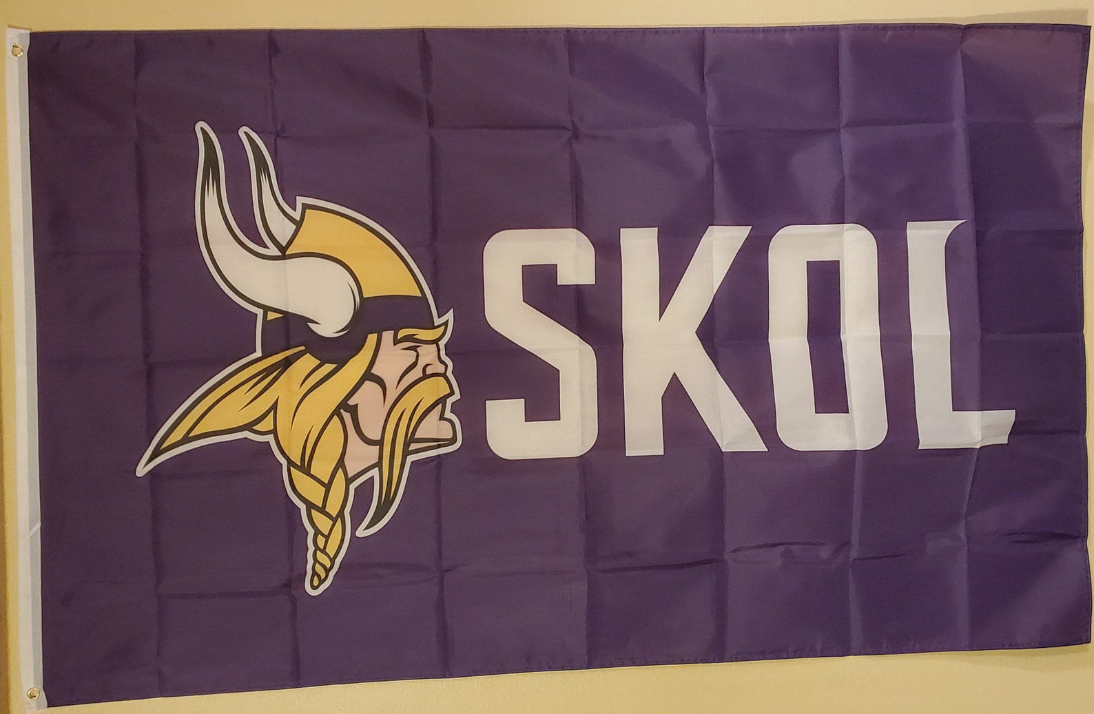 Minnesota Vikings SKOL 3 X 5 Flag #148 - Etsy