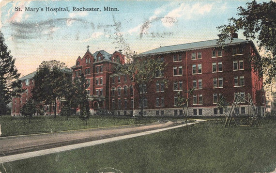 Postcard St Mary's Hospital Rochester New York | Etsy