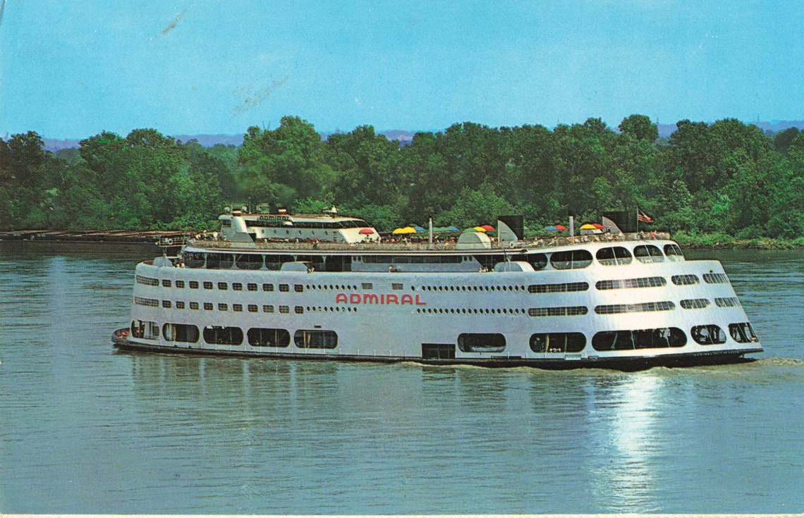 Postcard SS Admiral Mississippi River St Louis Missouri | Etsy