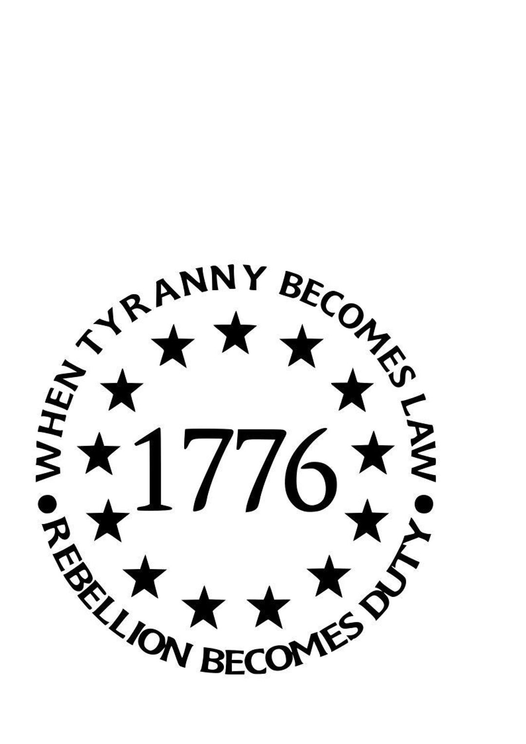 1776 Sticker - Etsy