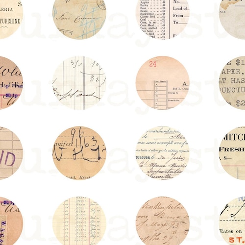 Ephemera Sampler Digital Printable Vintage Ephemera Labels | Etsy