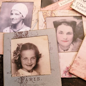 Vintage Ephemera Frames, Digital Printable, Mini Frames, Junk Journal ...