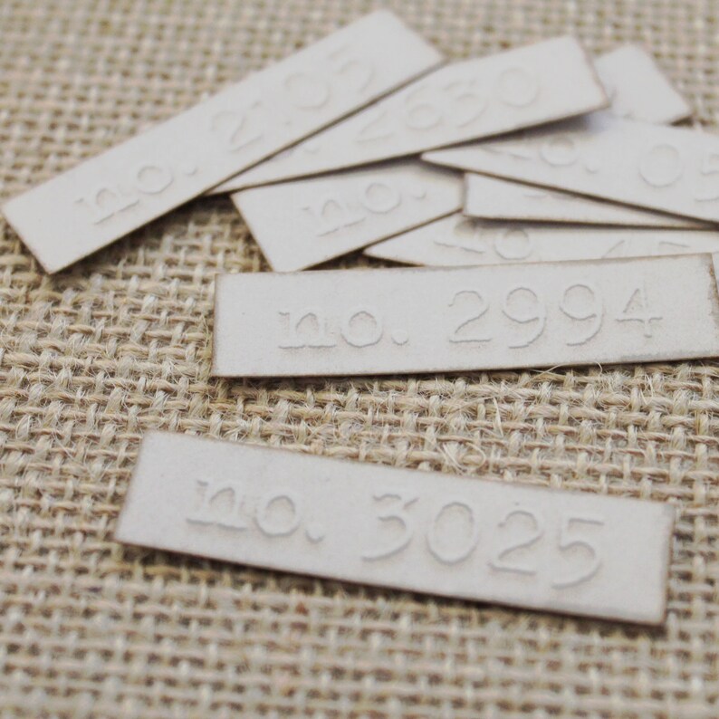 Number Labels Digital Printable Vintage Ephemera Labels - Etsy