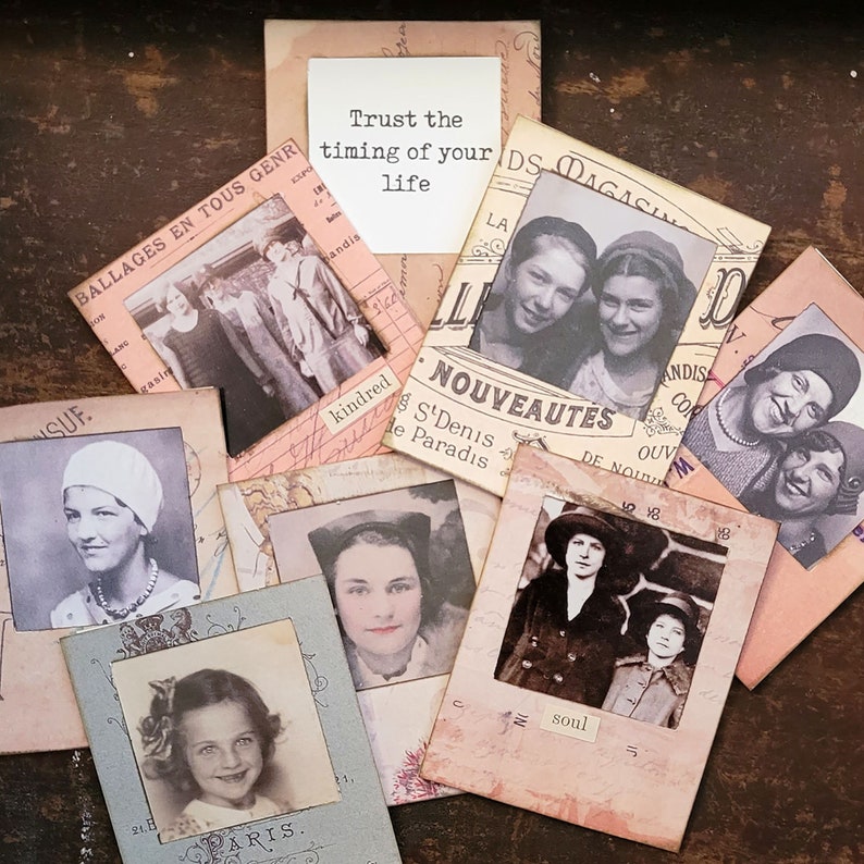 Vintage Ephemera Frames Digital Printable Mini Frames Junk - Etsy