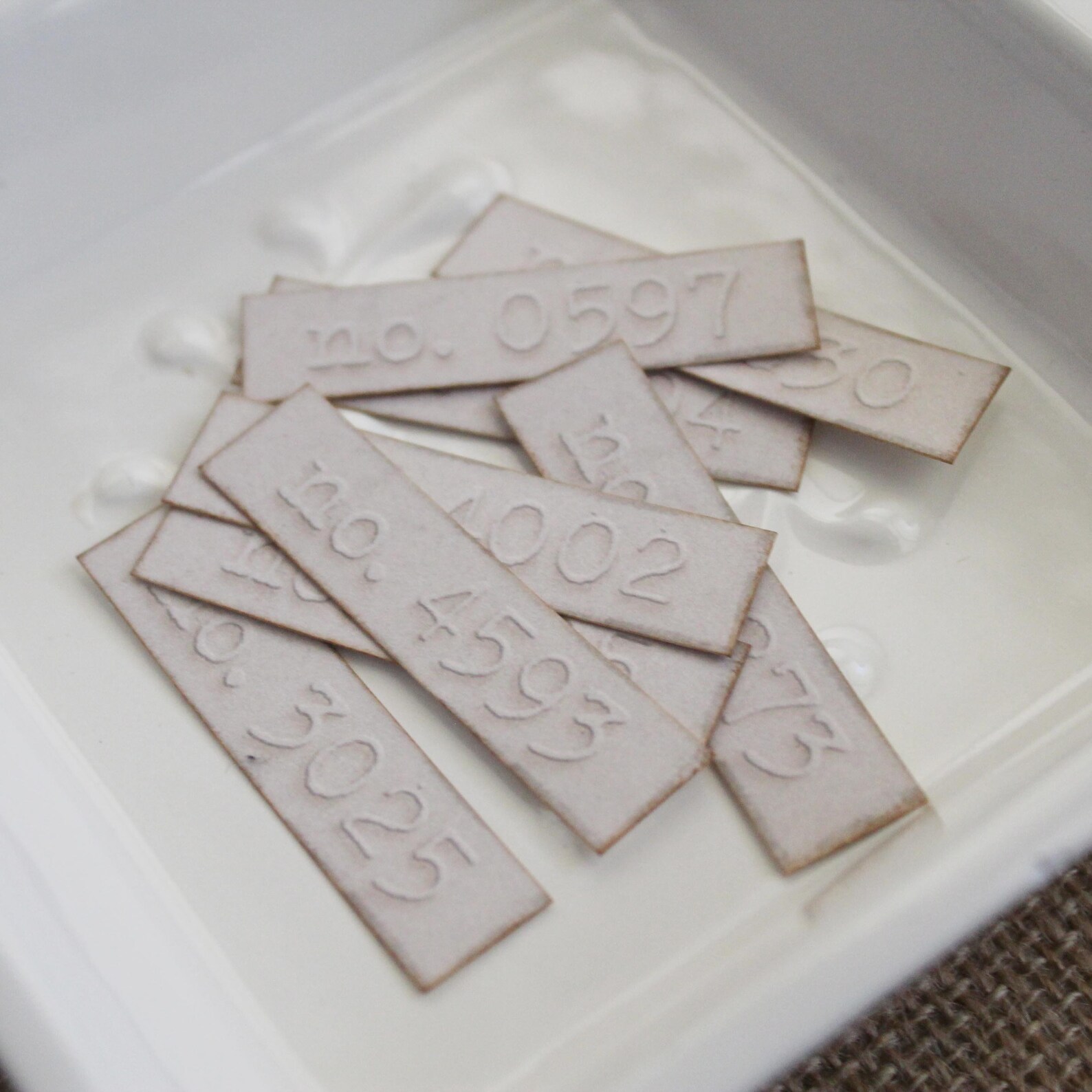 Number Labels, Digital Printable, Vintage Ephemera, Labels, Tickets ...