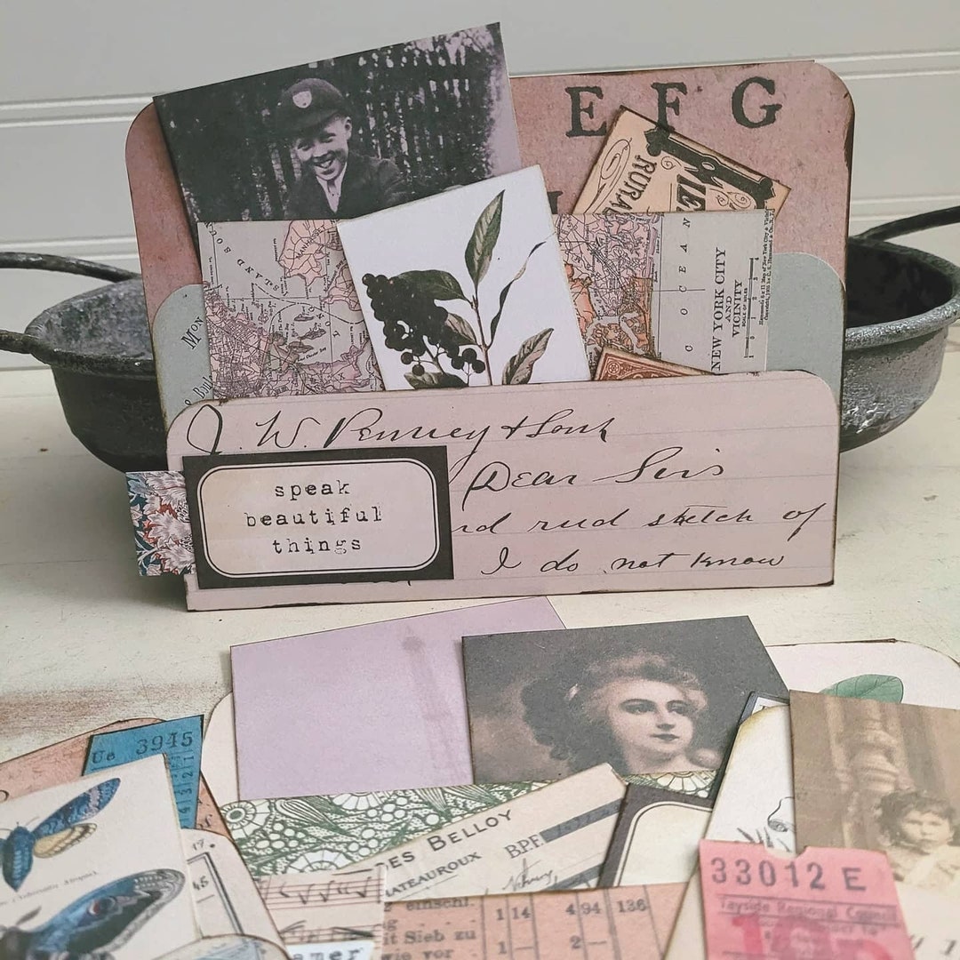 Ephemera Journal Pockets, Layered Pockets, Digital Download, Junk ...
