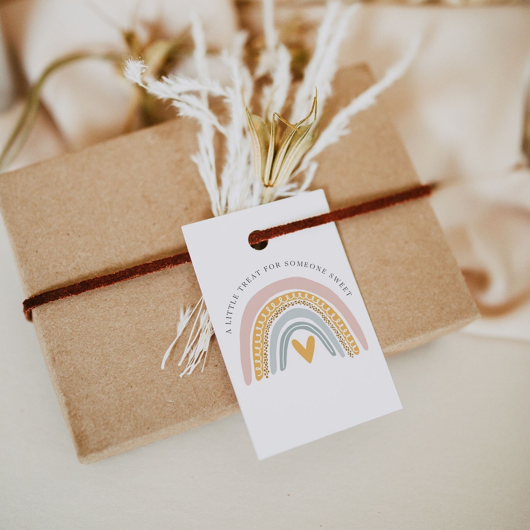 Rainbow Treat Tags, Digital Download, Rainbow Gift Tags, Instant ...