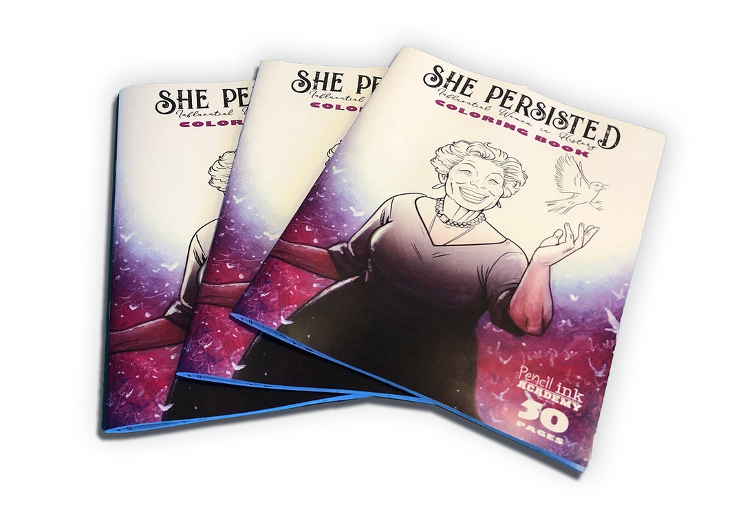 She Persisted COLORING BOOK 50 Influential WOMEN in History - Etsy