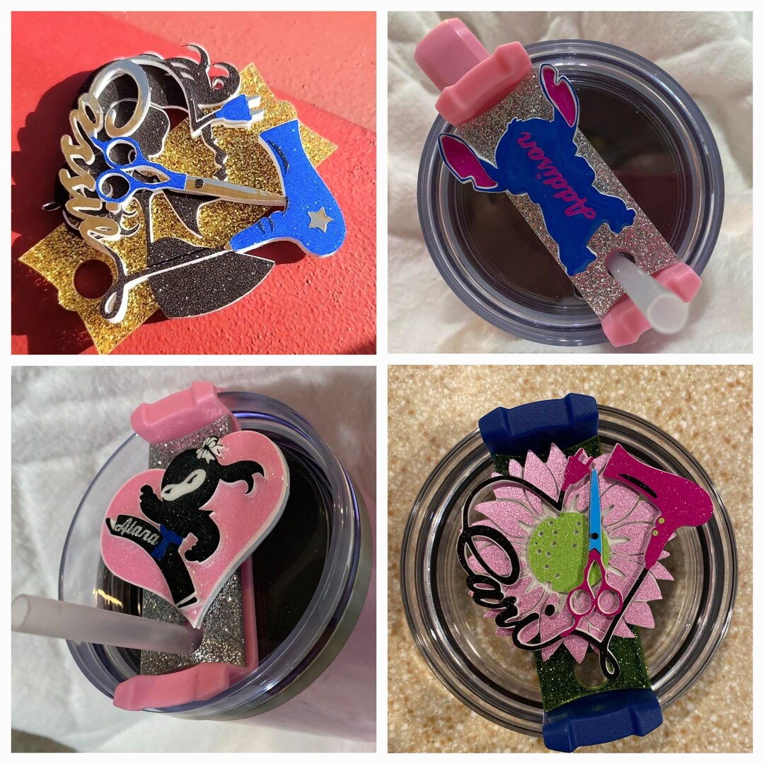 Custom Character & Name Stanley Toppers for Tumbler, Gift for Hair ...