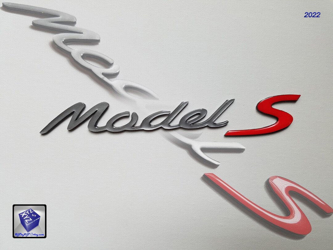 Custom Model S Emblem, Tesla Mod - Etsy