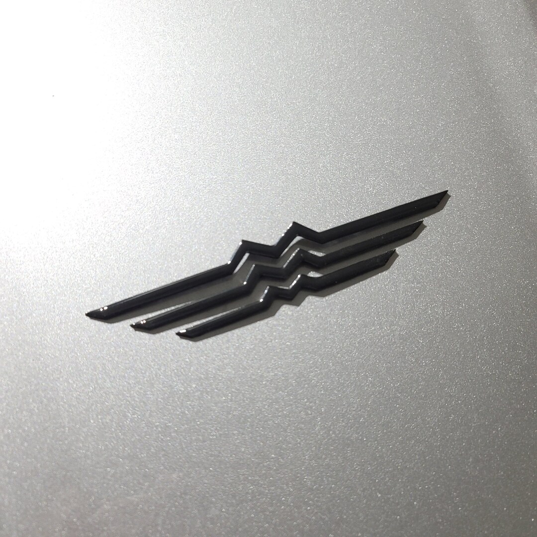CUSTOM Vintage Mazda Emblem, Show Car 3D Sticker Badge Triple M 1936 ...