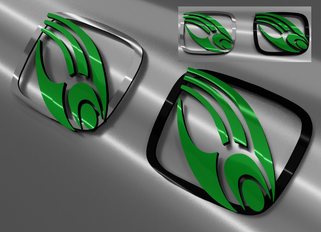 CUSTOM Sci Fi Honda Borg Emblem, Car Truck SUV Accessory, Badge ,3D ...