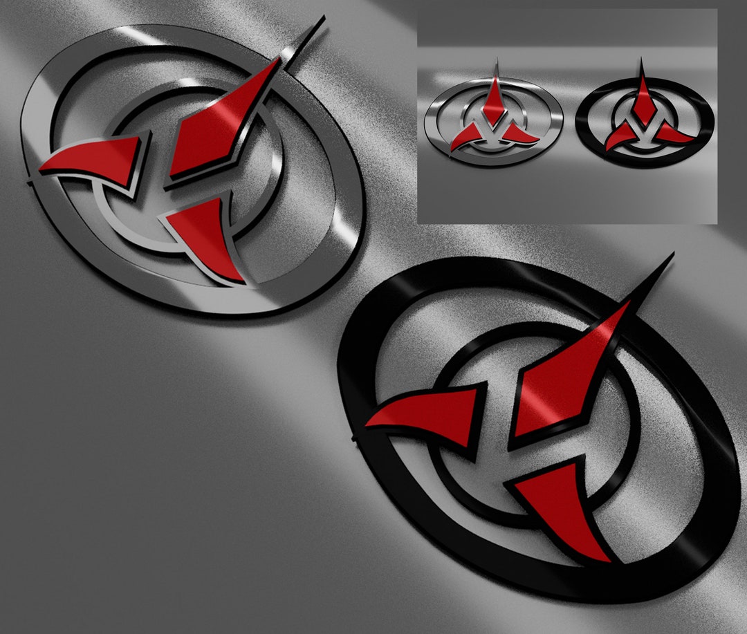 CUSTOM Sci Fi Toyota Klingon Emblem, Car Truck SUV Accessory, Badge ,3D ...