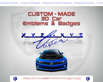 Custom Car Emblem - Etsy