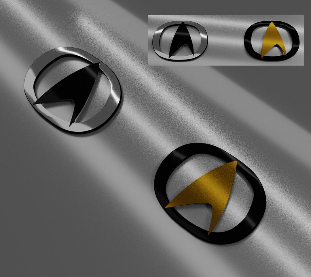 CUSTOM Sci Fi MIATA Trek Officer Emblem, Car Truck SUV Accessory, Badge ...