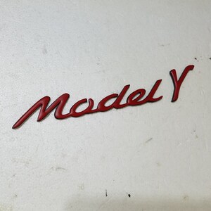 Custom Tesla Model Y Emblem, Car Mascot Ornament Logo Replacement - Etsy
