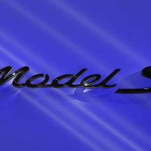 Custom Model S Emblem, Tesla Mod - Etsy