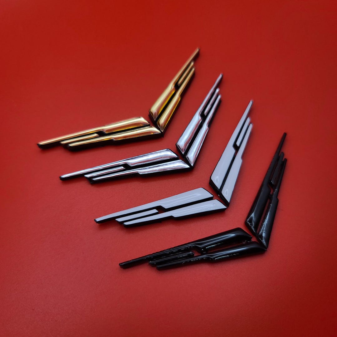 Buy Blackwing Cadillac Emblem: Custom 3D Mod Sticker Replacement Online ...