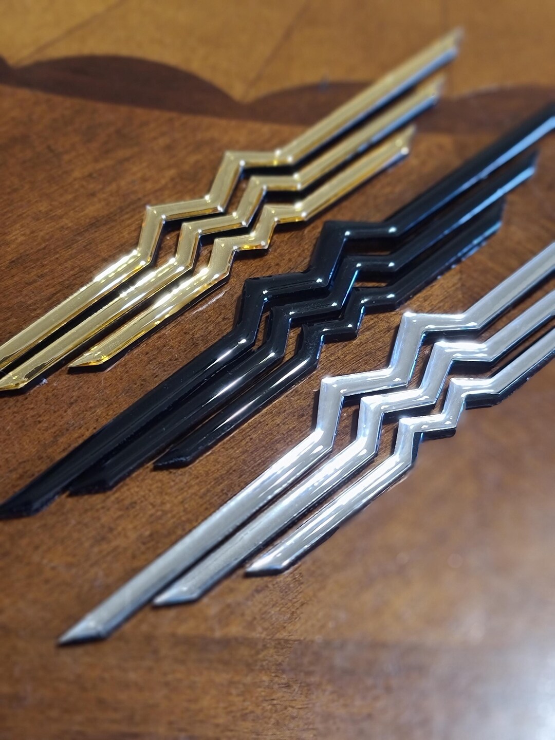 Mazda Vintage CUSTOM Emblem, Show Car 3D Sticker Badge Triple M 1936 ...