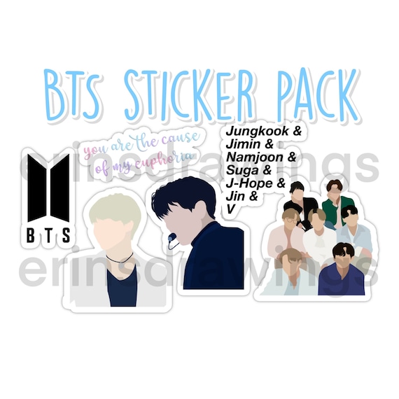 BTS Sticker Pack | Etsy