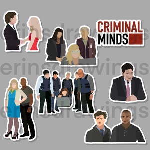 Criminal Minds Sticker Pack - Etsy